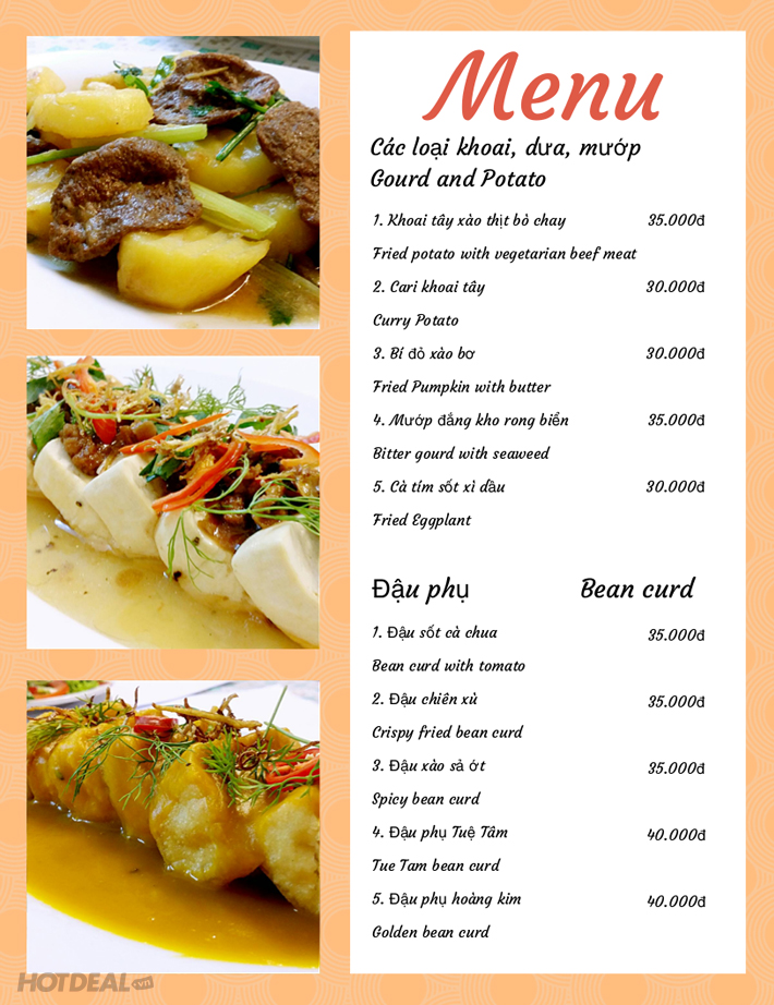Thưởng Thức Toàn Menu Thế Giới Ẩm Thực Chay Vì Sức Khỏe Tại Nhà Hàng ...