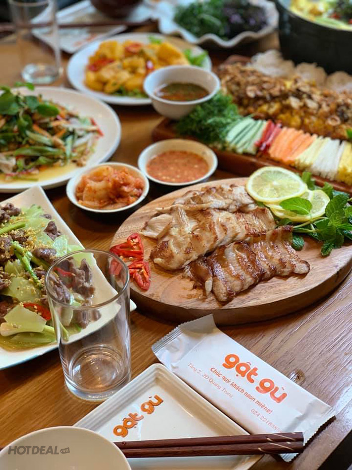 VOUCHER GIẢM GIÁ ÁP DỤNG TOÀN MENU TẠI GẬT GÙ QUÁN 2D