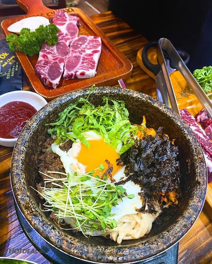 Ok Mokchang - Buffet Lẩu Nướng Thượng Hạng Tặng Nước Uống