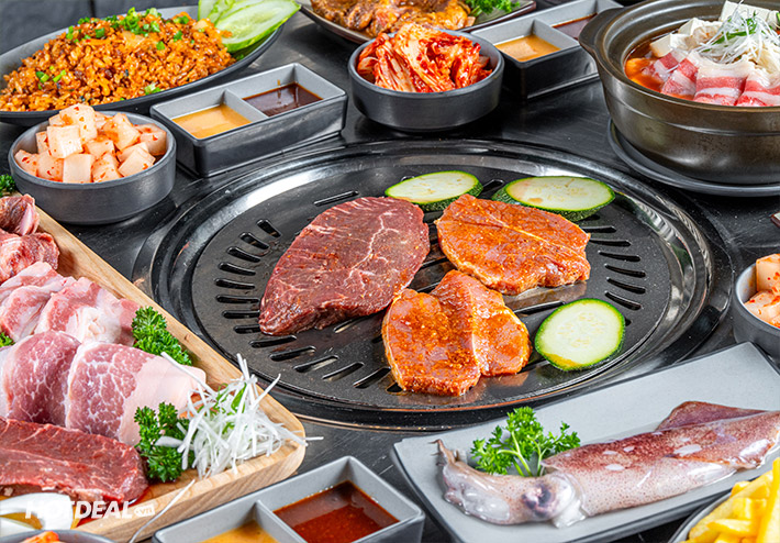 Kangbil BBQ - Buffet Bò Tươi Nướng Than Chuẩn Hàn Quốc