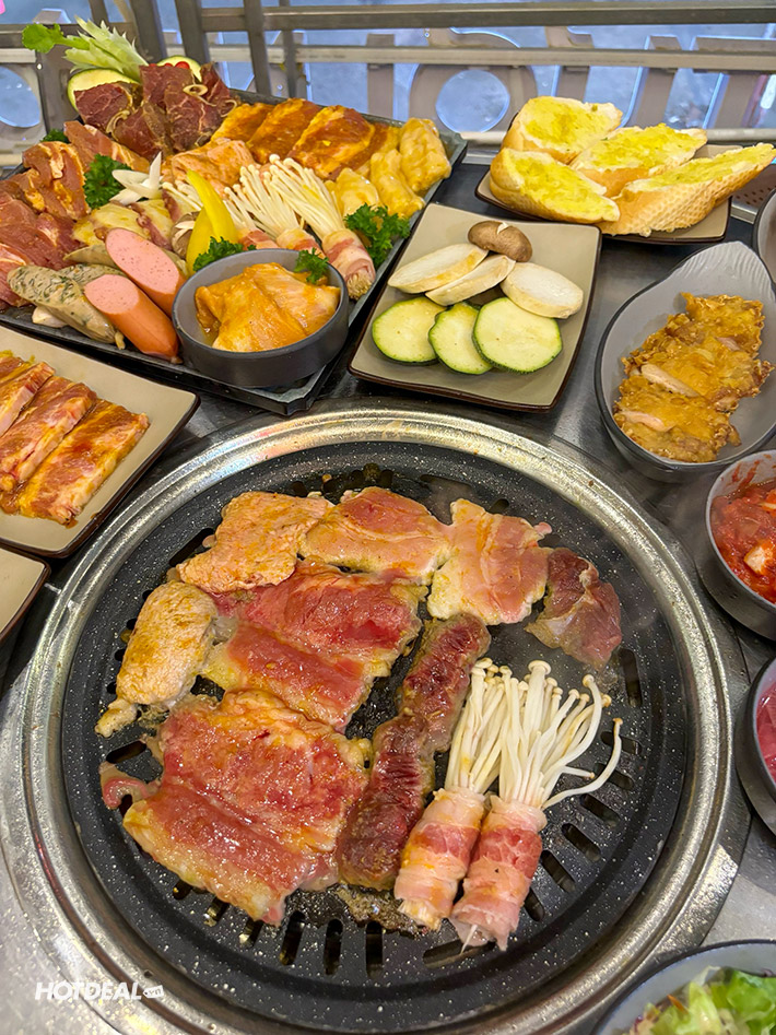 Kangbil BBQ - Buffet Bò Tươi Nướng Than Chuẩn Hàn Quốc