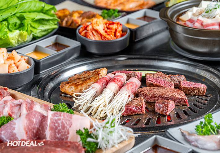 Kangbil BBQ - Buffet Bò Tươi Nướng Than Chuẩn Hàn Quốc
