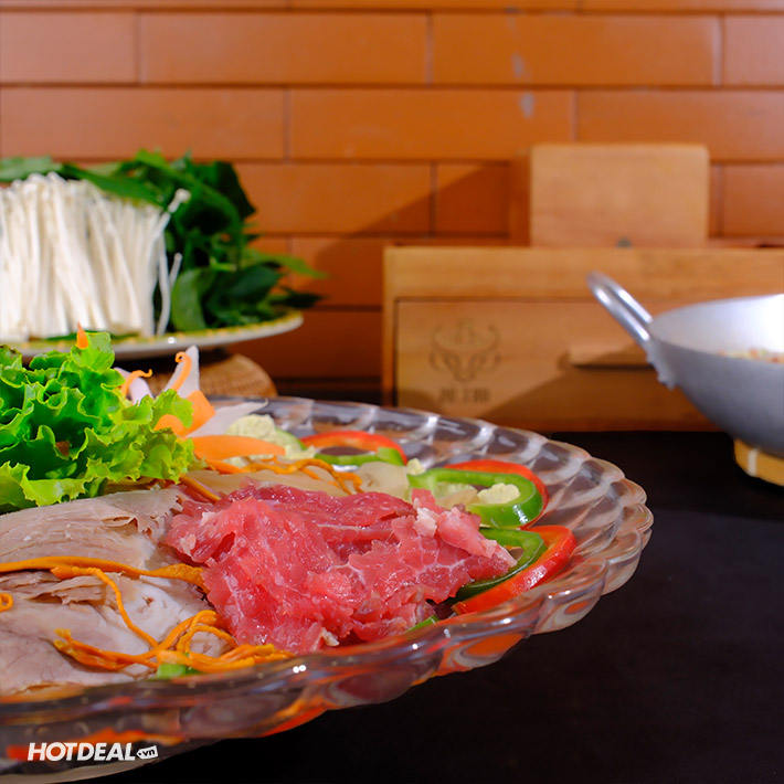 Bò 3 Xu - Combo Trưa Mẹt Bò Cuốn Rau Rừng